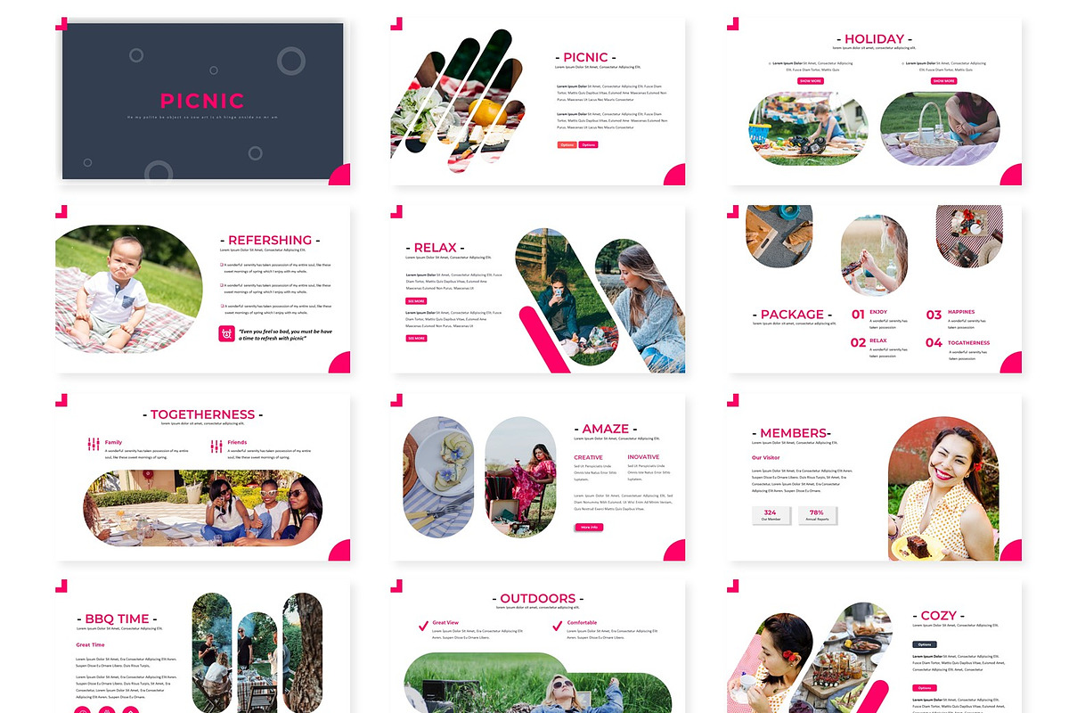Picnic - Google Slides Template, a Presentation Template by AQR Studio