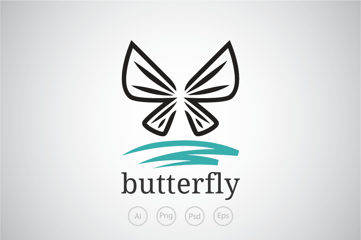 Water Butterfly Logo Template, a Branding & Logo Template by Heavtryq ...