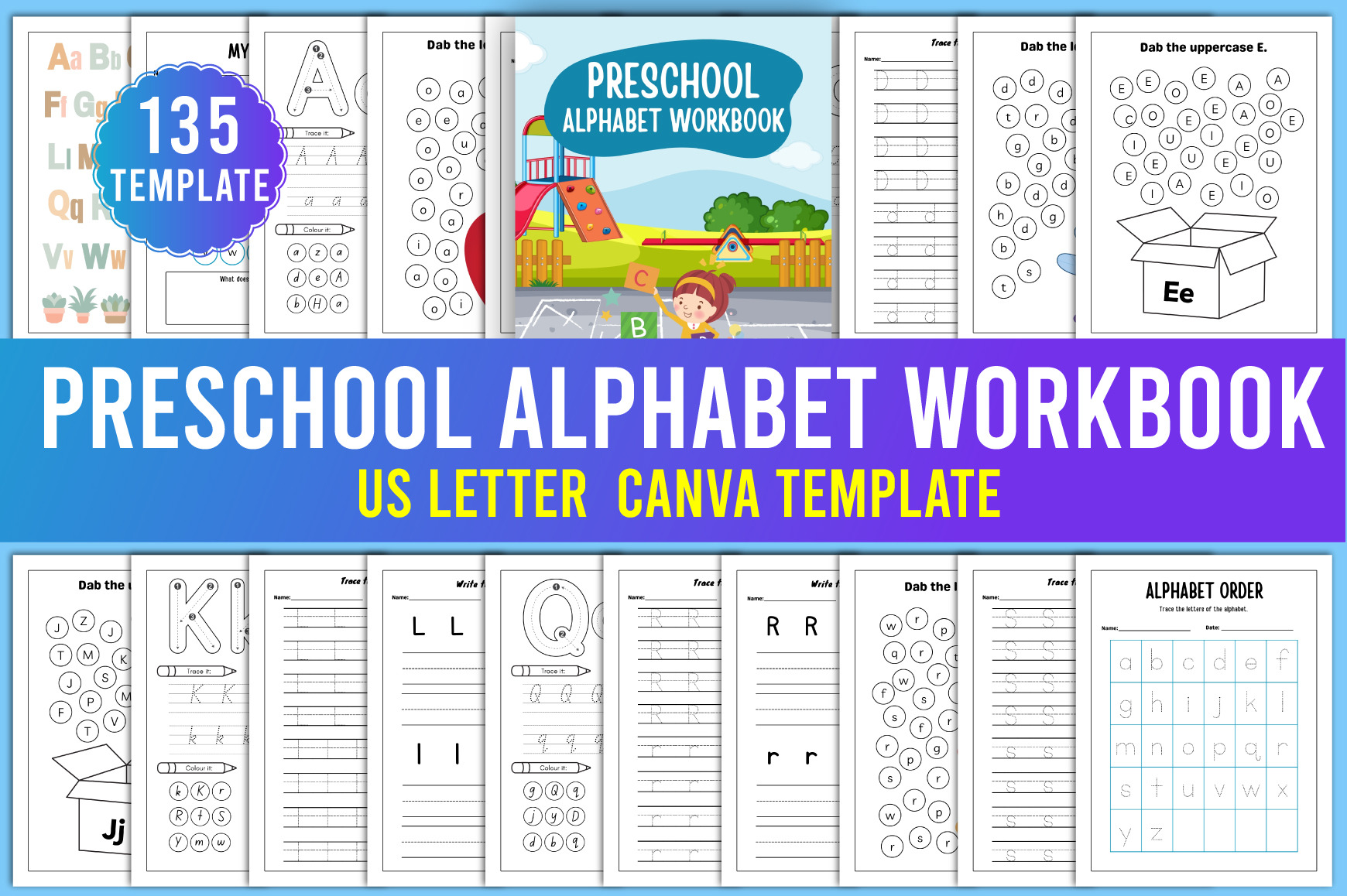 Preschool Alphabet Workbook