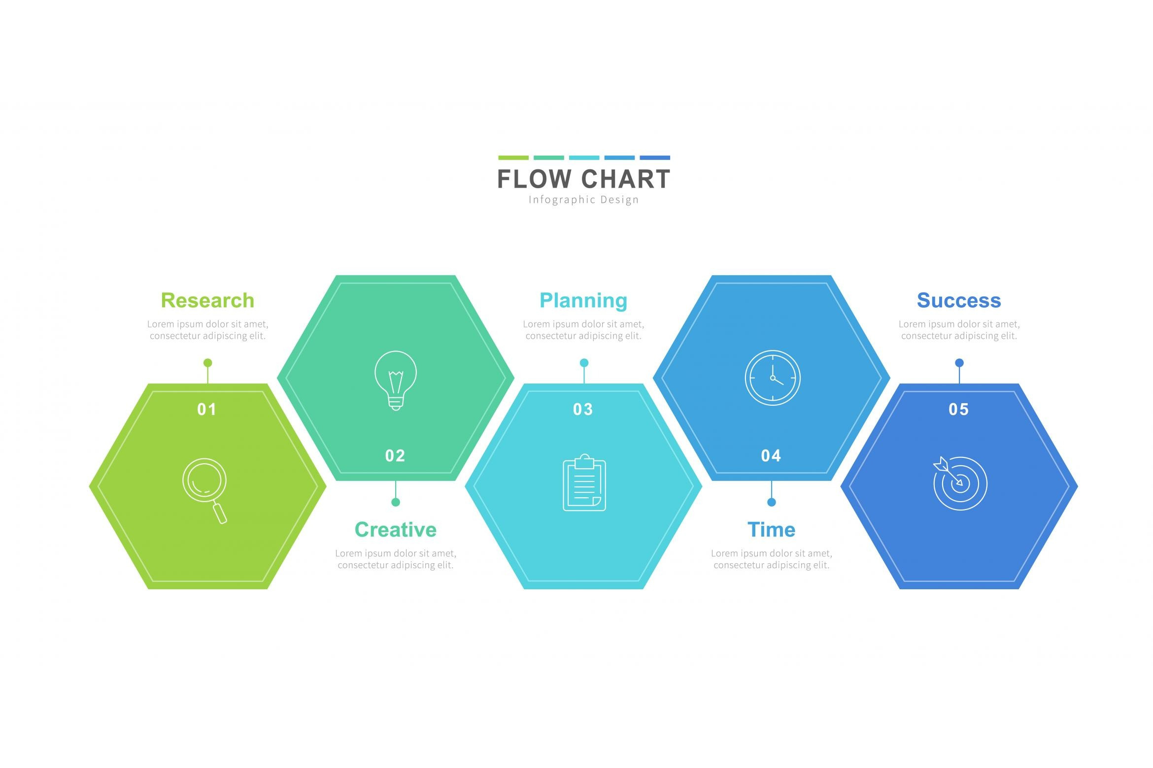 Flow chart infographics template, a Presentation Template by TotallypicRF
