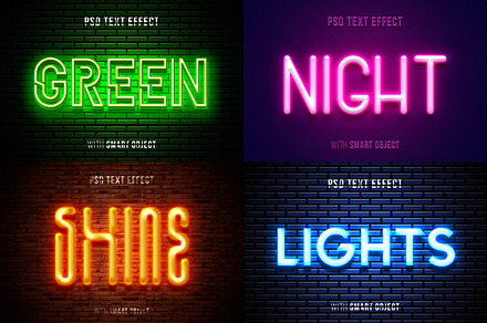 Illuminating Light Text Effect | Layer Styles ~ Creative Market