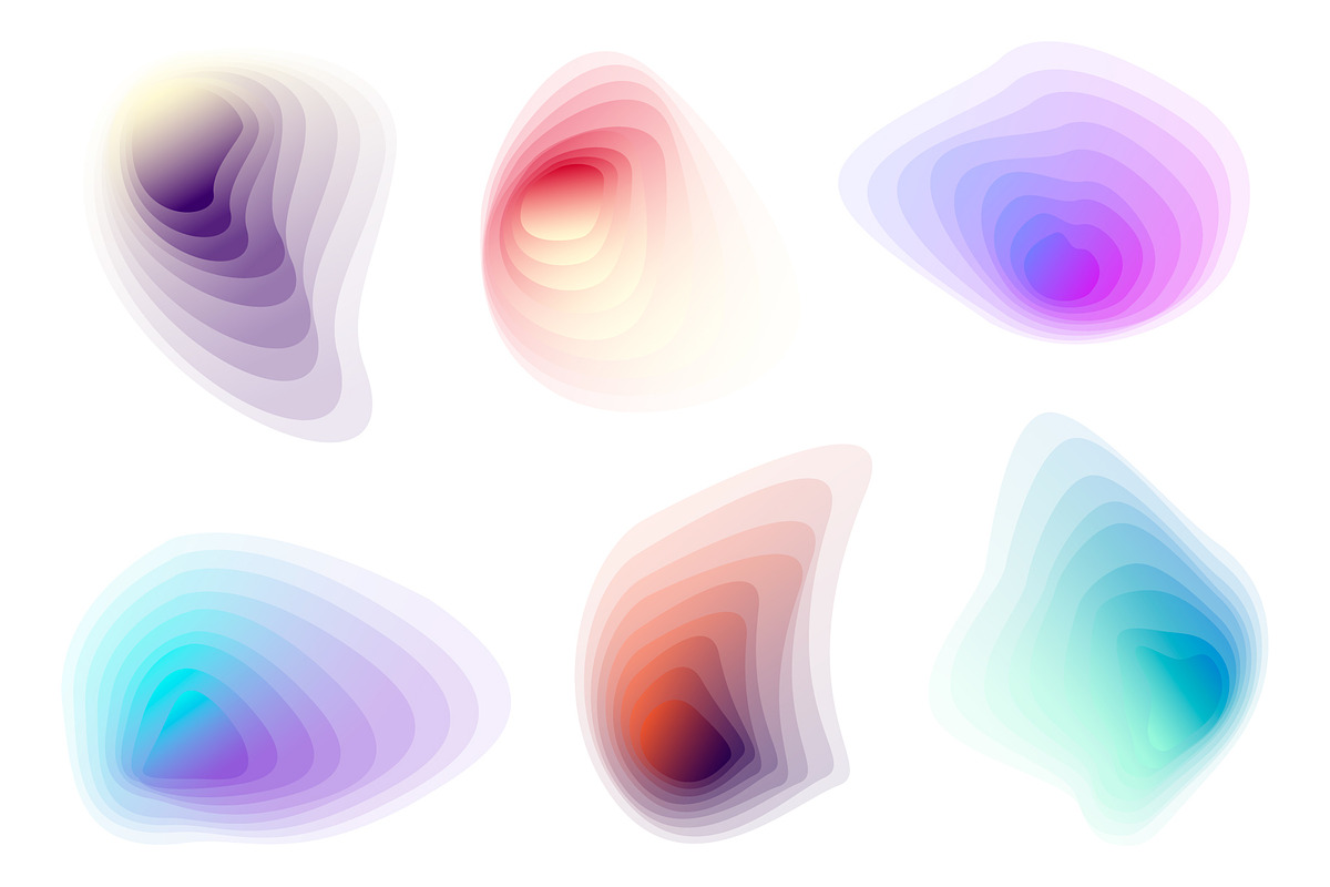 Gradient collection with 48 elements, a Texture Graphic by VitalexStudio