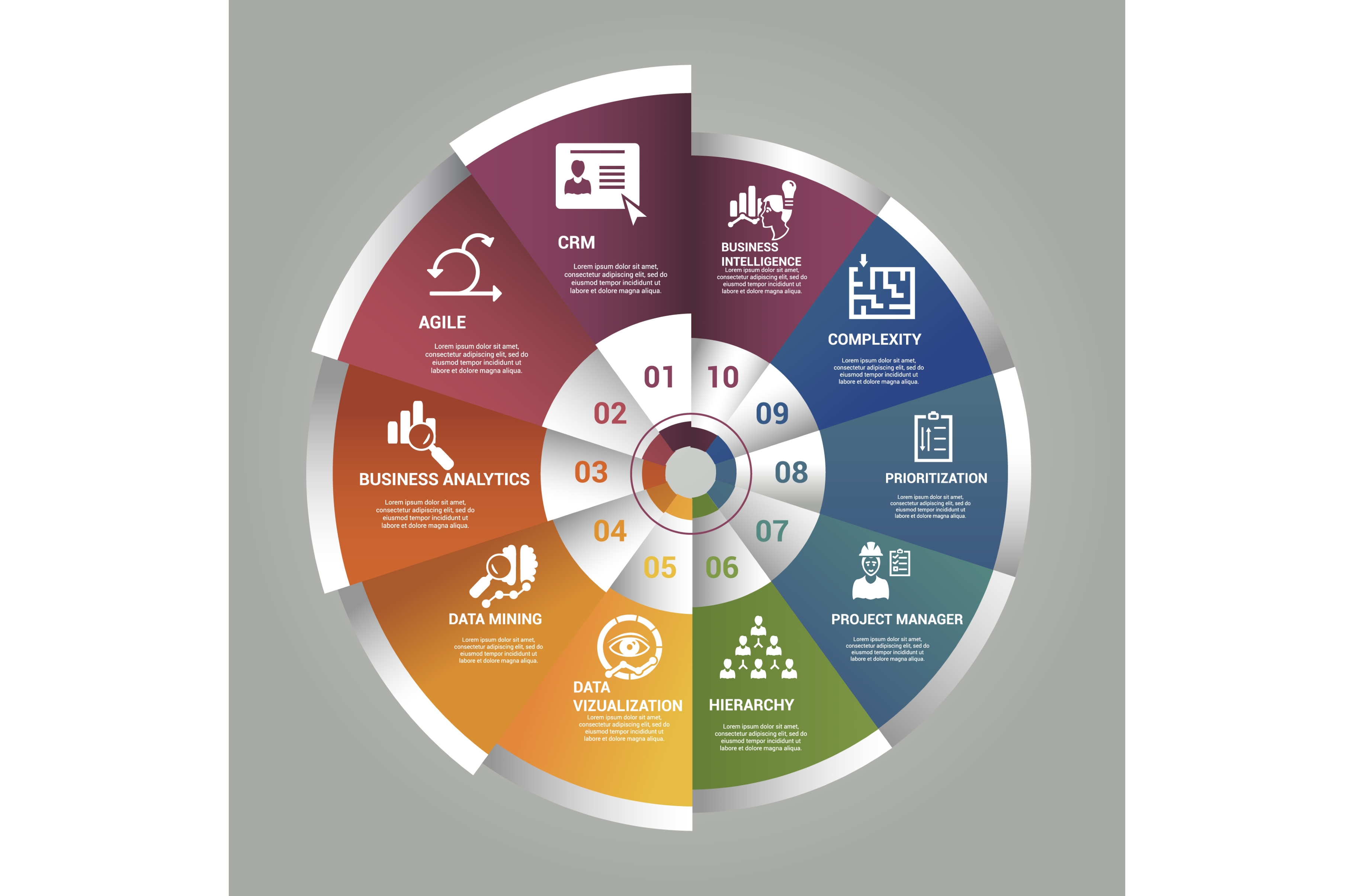 Infographic Business Intelligence, a Technology Illustration by ...