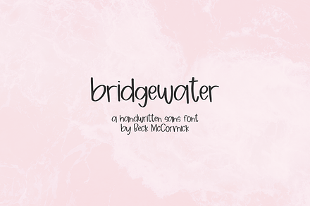 Cheesecakery Sans, a Handwriting Font by Beck McCormick