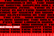 Deadline Extended ultrawide 3D font, a Font by Comicraft Fonts