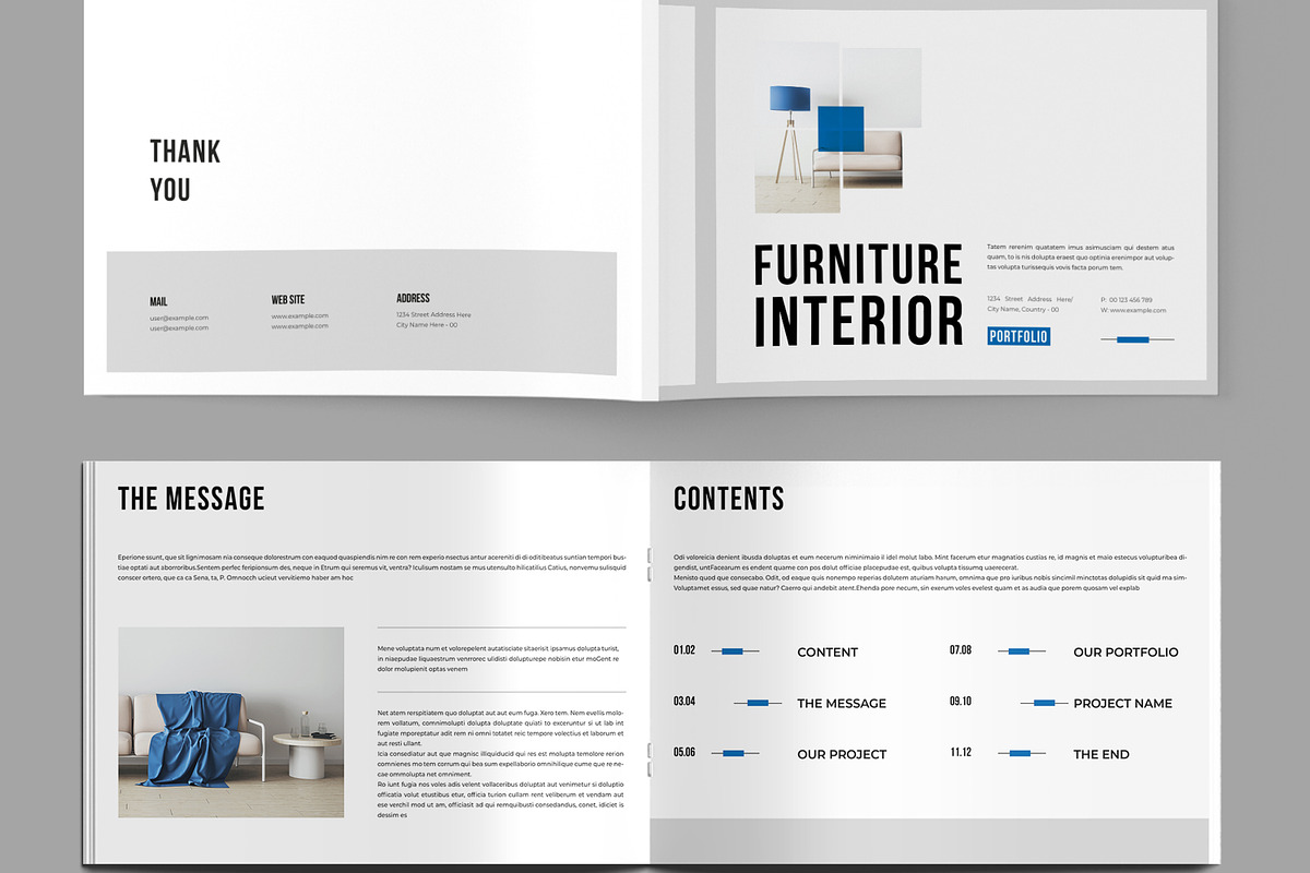 Interior Portfolio Landscape Layout