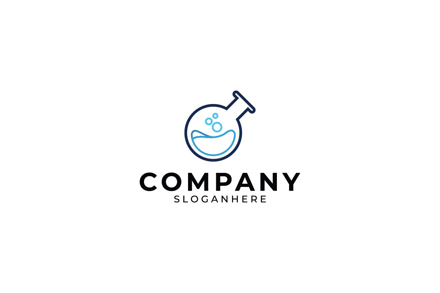 Chemical Laboratory Logo | Branding & Logo Templates ~ Creative Market