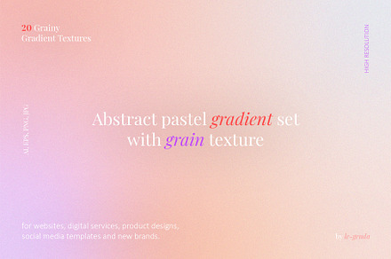 20 Abstract Neon Gradients, a Texture Graphic by le-genda