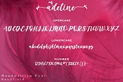 Adeline a Handwritten Font, a Script Font by Basnistudio