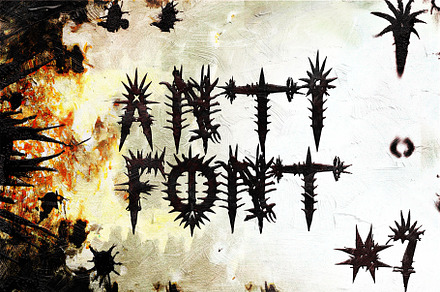 Anti-Font #4, a Blackletter Font by bbymedia.store