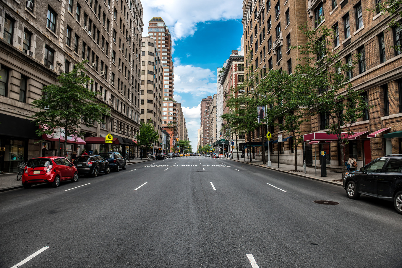New york city manhattan empty street stock photo containing street and ...