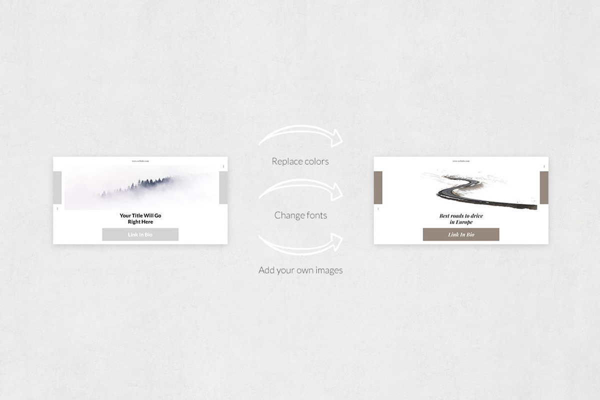 Light Twitter Posts, a Social Media Template by Social Corner Graphics