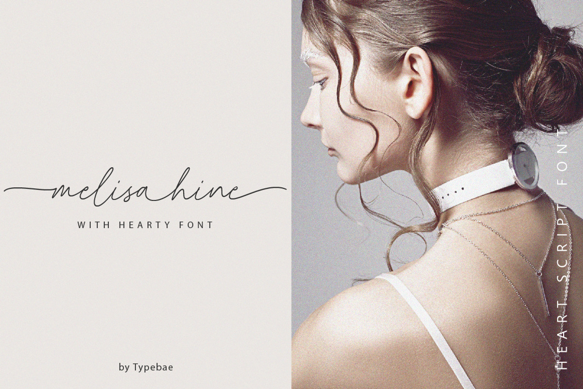 With Hearty - Heart Script Font