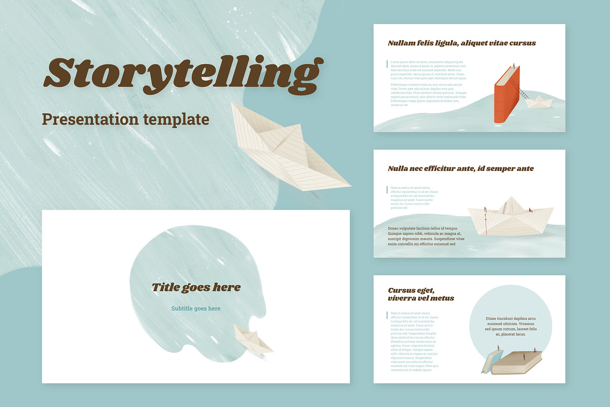 Storytelling - PowerPoint Template, a Presentation Template by chio ...