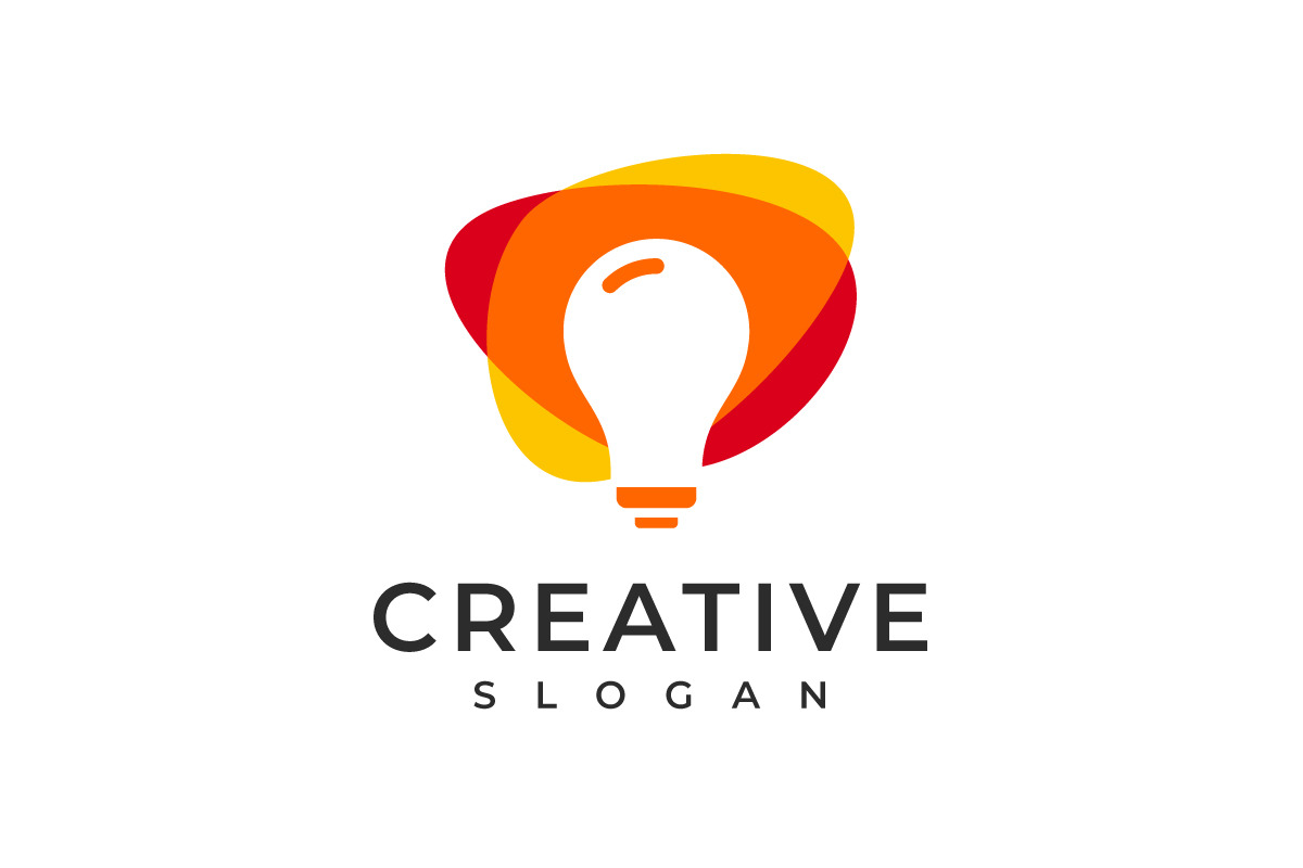 Creative Lightbulb Idea Logo, a Branding & Logo Template by brandphant