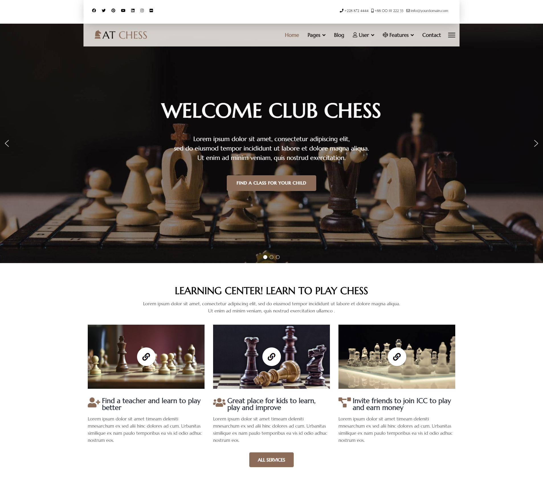 AT Chess - Chess WordPress Theme, a WordPress Template by LTheme ...