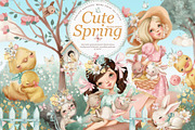 Cute Spring - Spring Themed Clipart