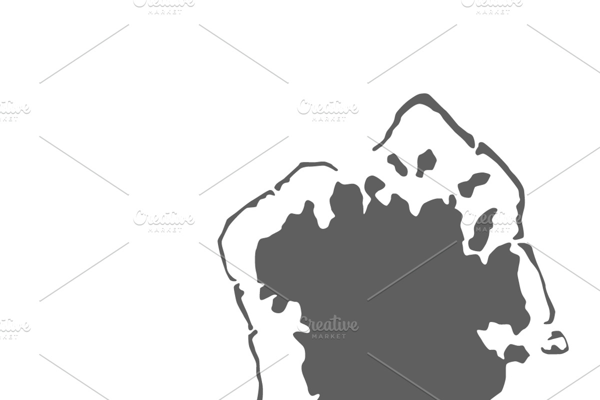 233 Silhouettes of Countries