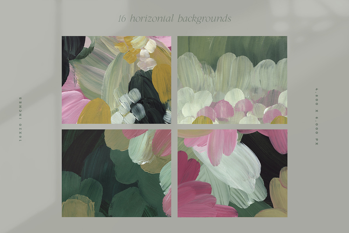 Abstract Painted Backgrounds