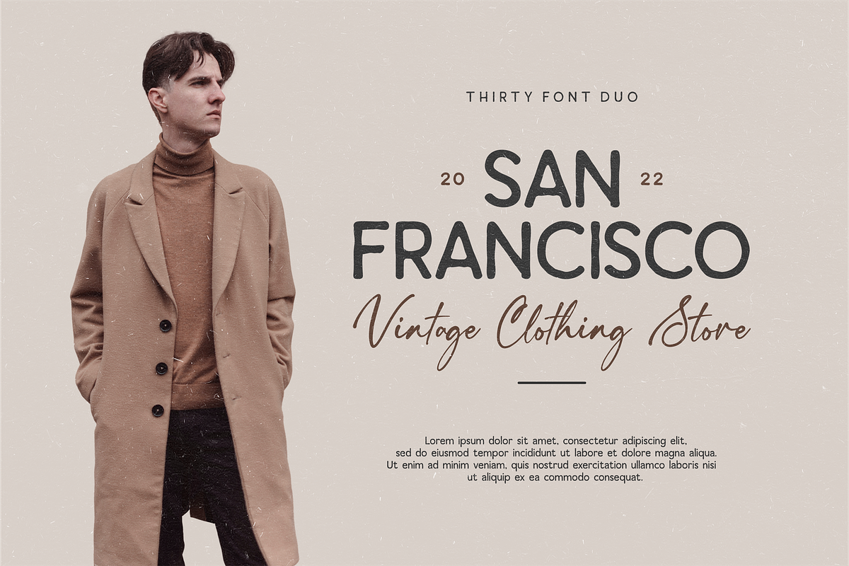 Thirty Font Duo