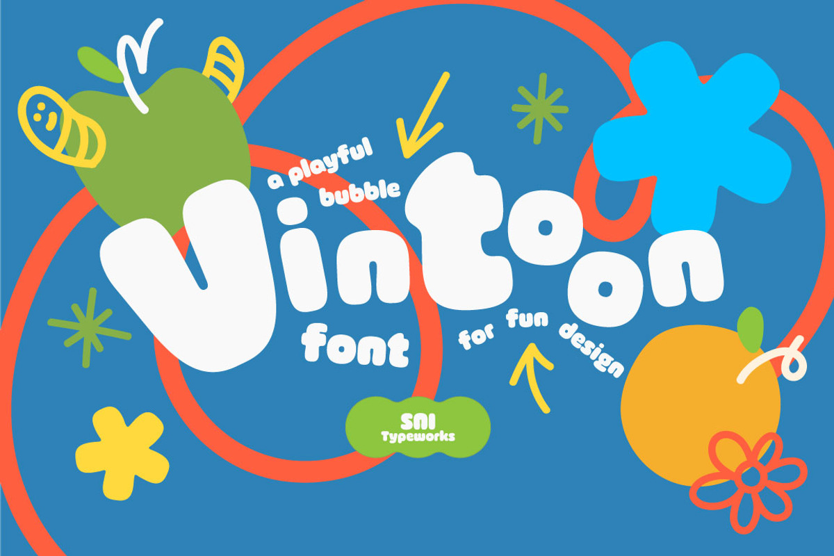 Vintoon – Kids Display Font