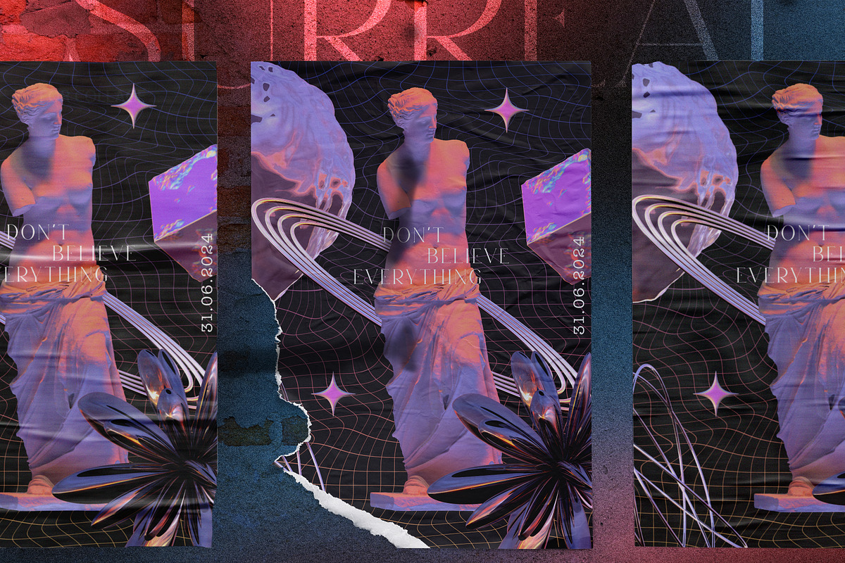 3D Surreal Creator Kit, an Object Graphic by Polli Deeva