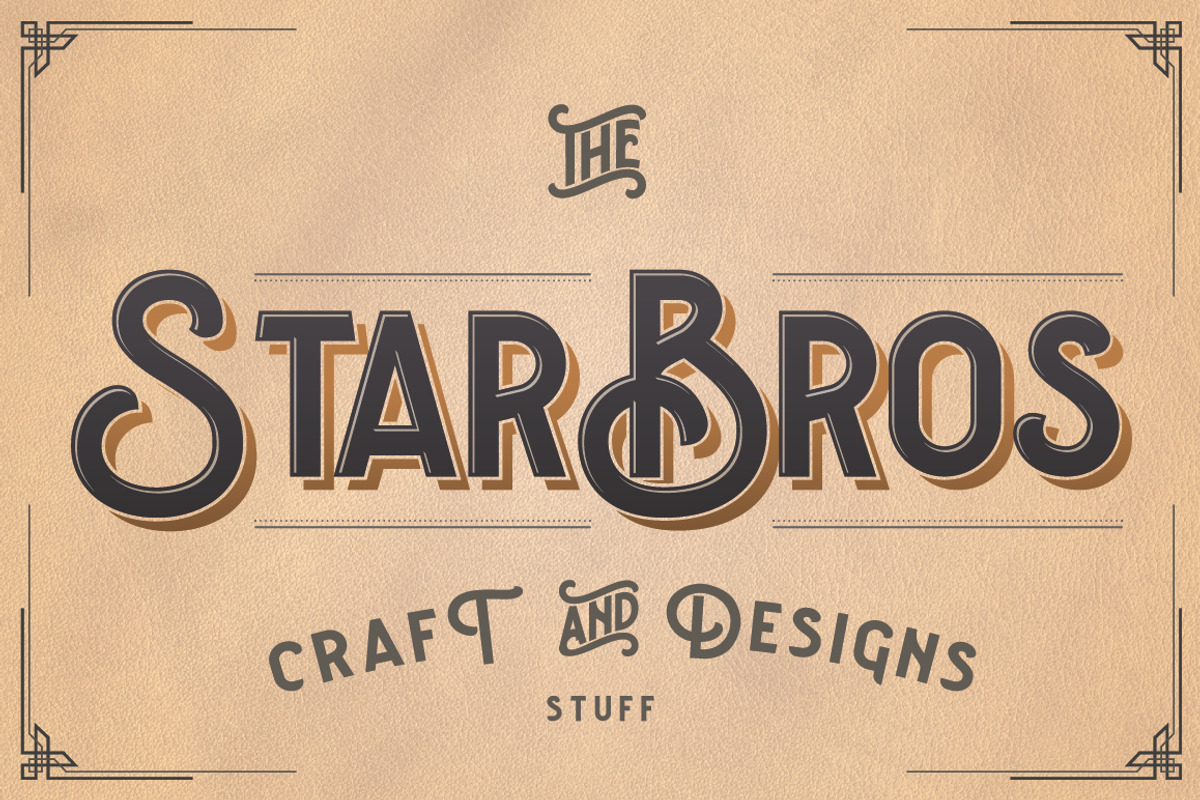 Courageous Typeface, a Sans Serif Font by wubstudio