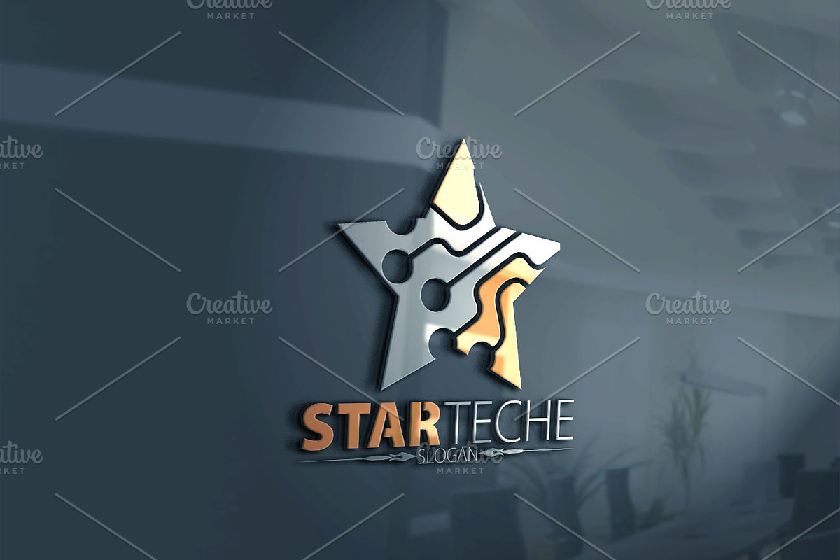 Star Tech Logo, a Branding & Logo Template by Josuf Media