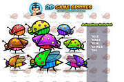 Bugs 2D Game Sprites Set, an Illustration by DionArtworks | Creative Market