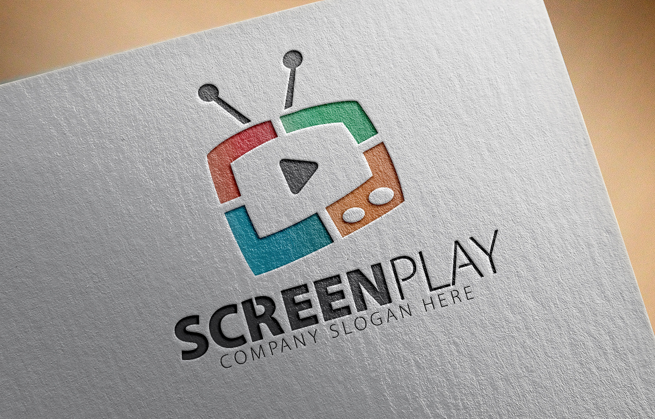 Screen Play Logo, a Branding & Logo Template by Creative Dezing