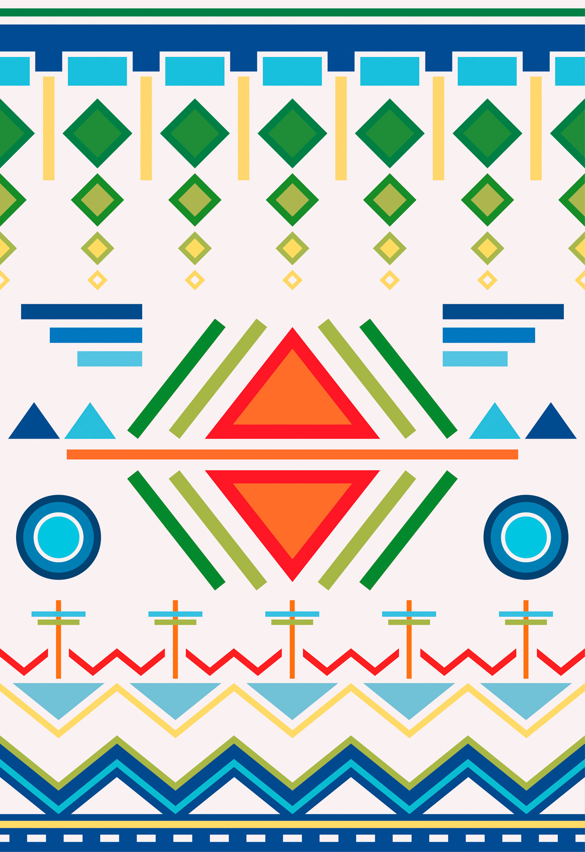 Illustration of ethnic pattern, a Decorative Illustration by rawpixel