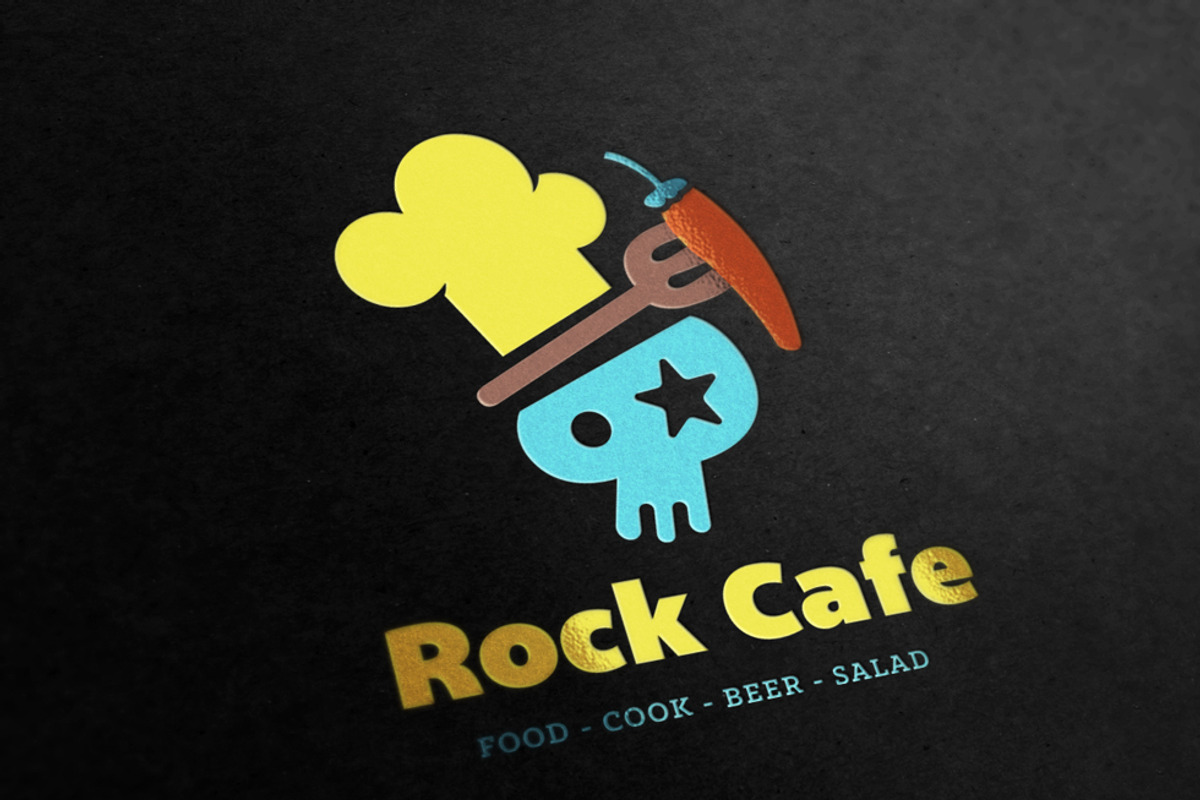 Rock Cafe, a Branding & Logo Template by Vectorwins Premium Shop