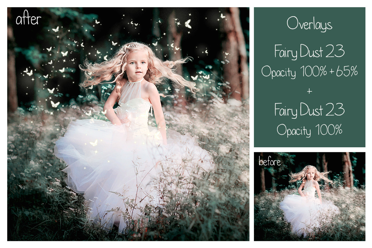 30 Fairy Dust PNG Overlays, a Texture Graphic by LovePhotoMoment