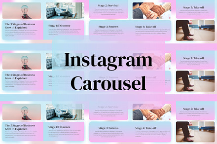 Social Media and Instagram Carousel | Social Media Templates ~ Creative ...