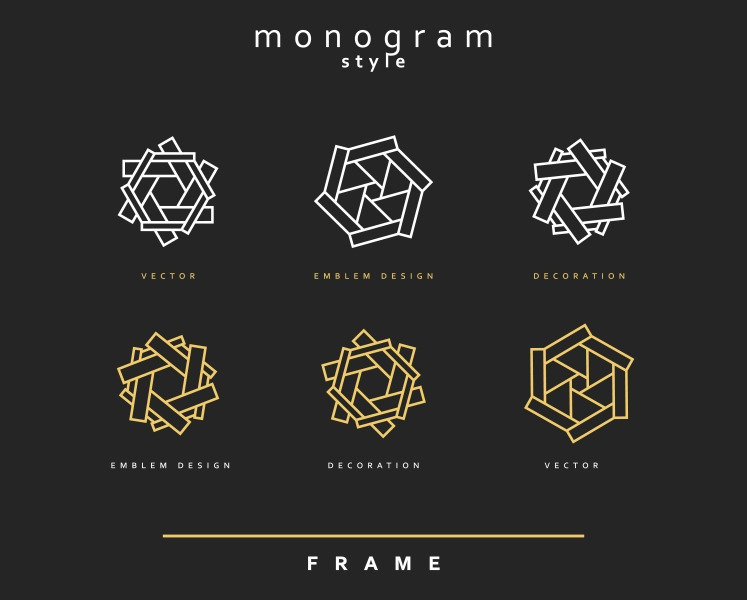 Design element . Emblem design, an Object Graphic by Vectorist