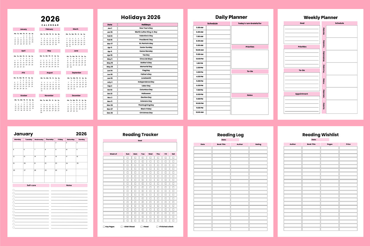 2026 Reading & Book Tracker