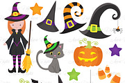 Halloween Clipart Pack, an Illustration by Avenie Digital