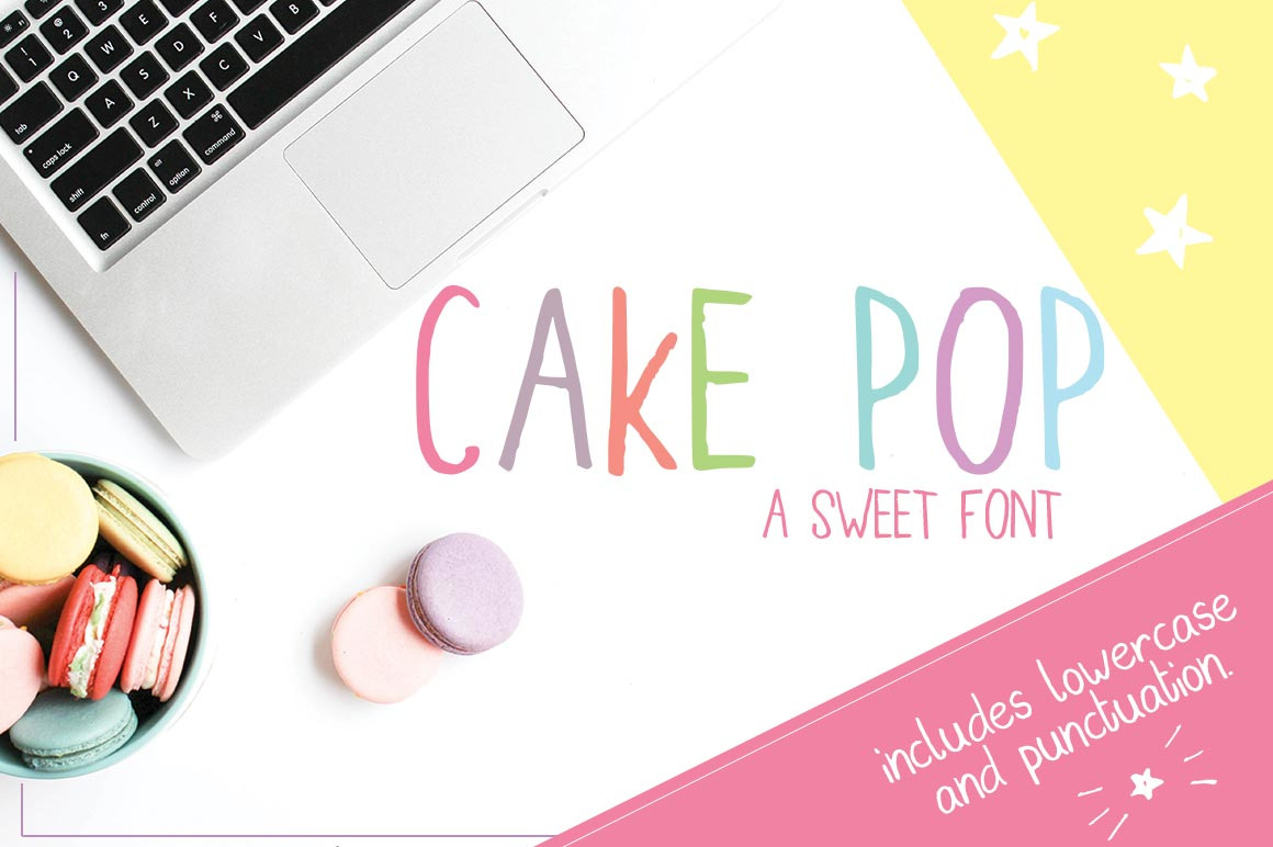 Cake Pop Font, a Sans Serif Font by Salt & Pepper Designs