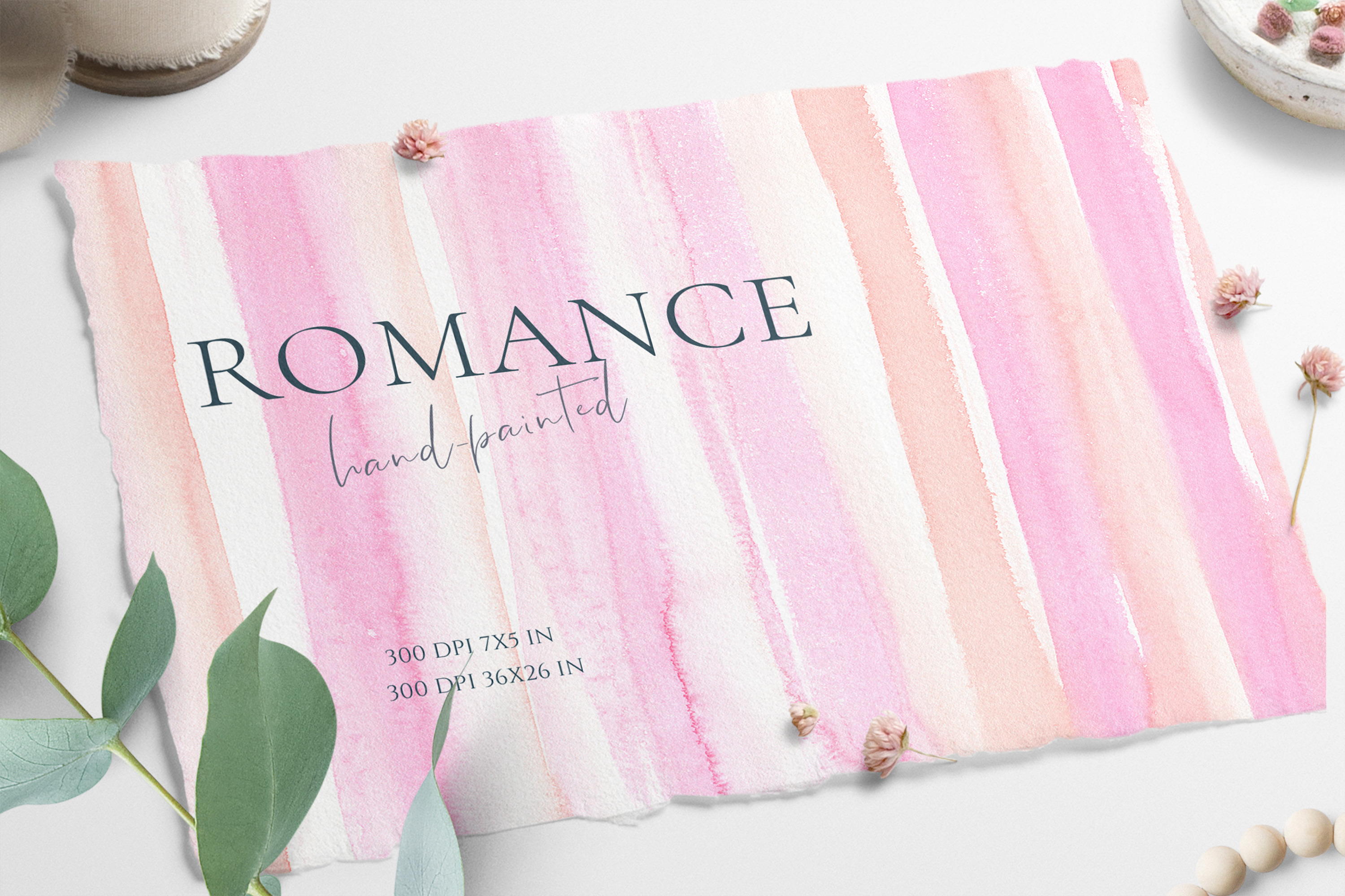 Romance Watercolor Textures, a Texture Graphic by Catherine Wheel