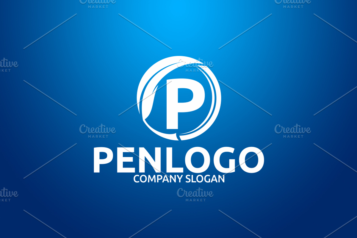 Pen Logo, a Branding & Logo Template by Brandlogo