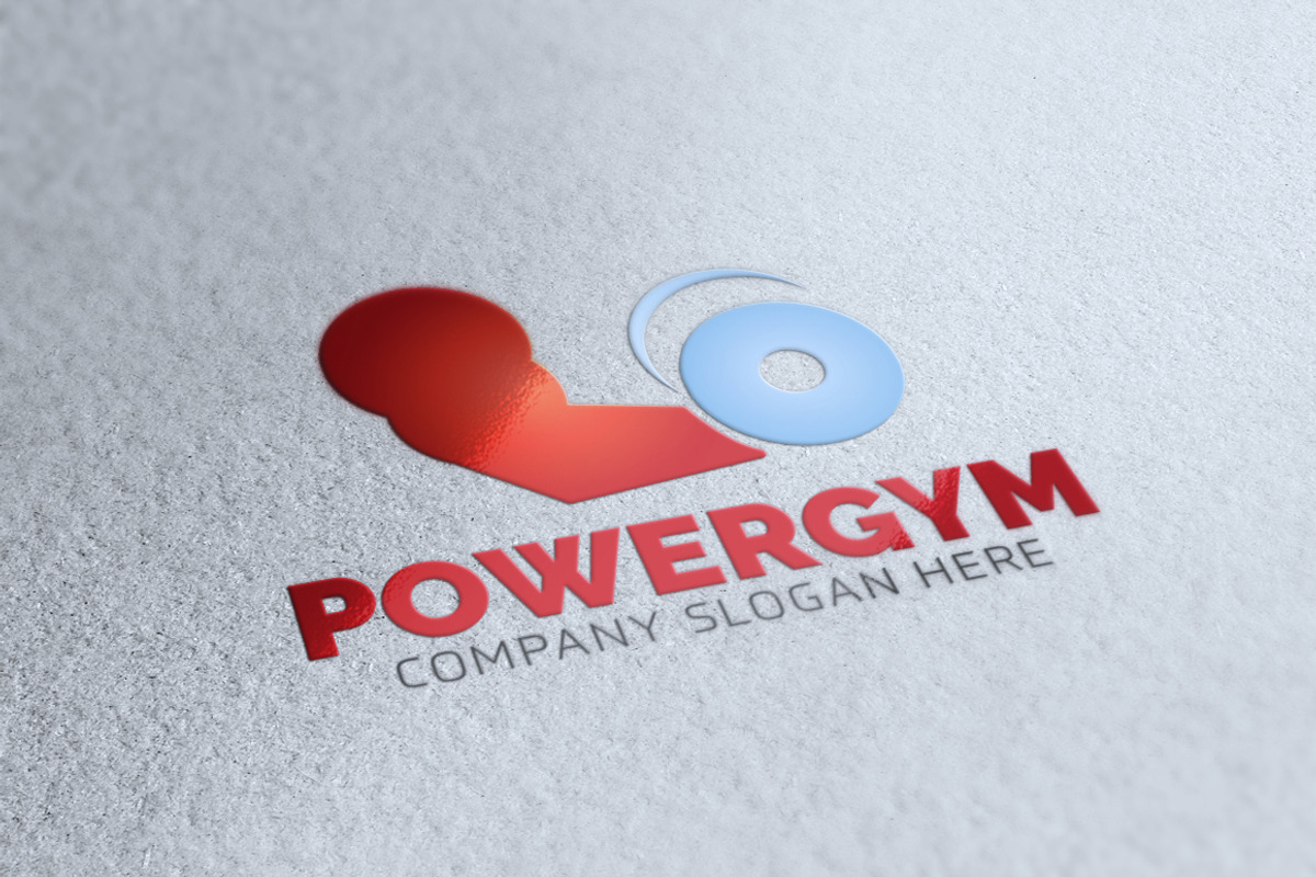 Power GYM Logo, a Branding & Logo Template by essegraphic