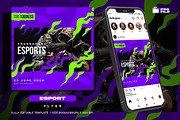 Esports Flyer Template Design, a Flyer Template by Rmbimo