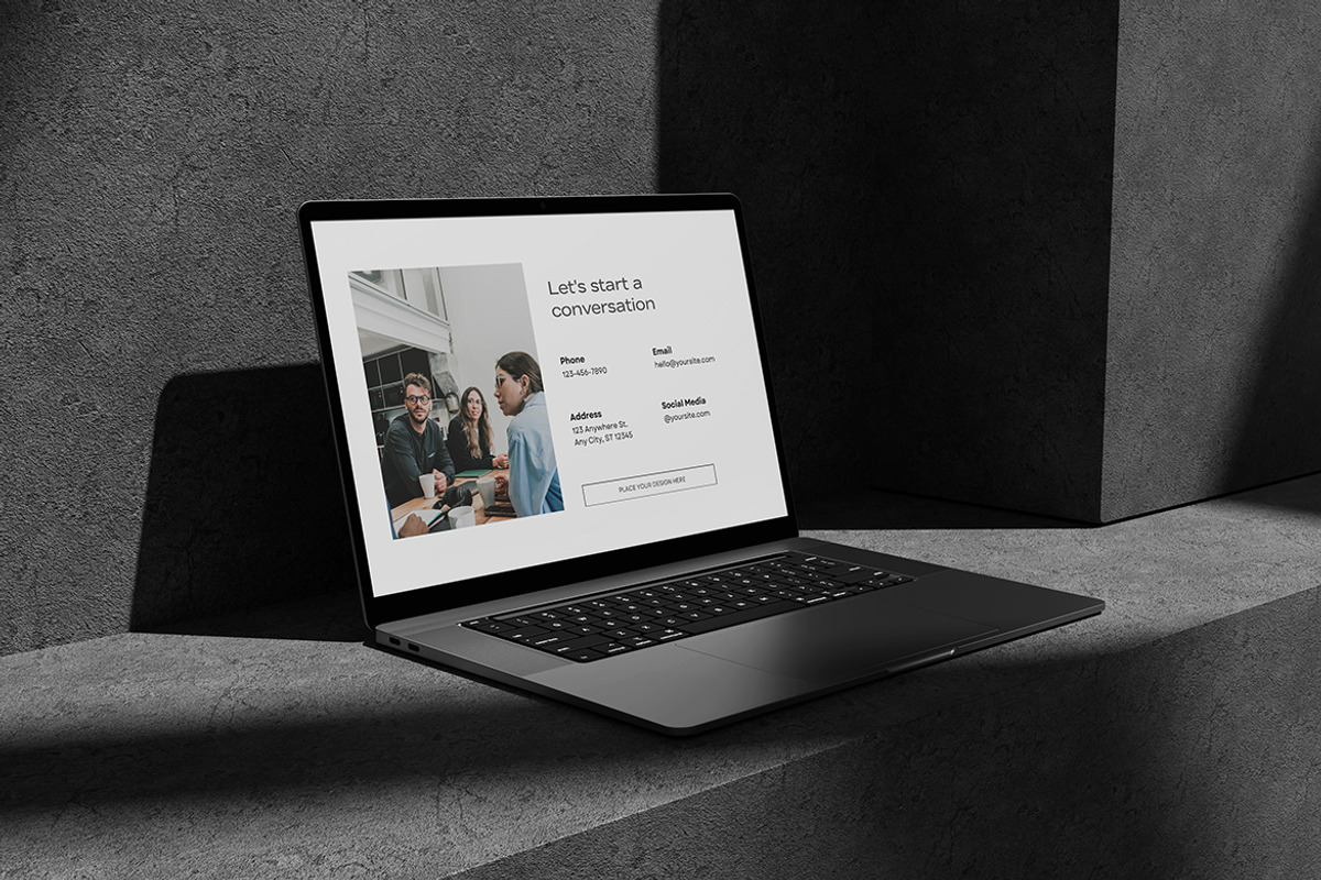 Laptop Mockup, a Mac Mockup by Indah | Creative Market