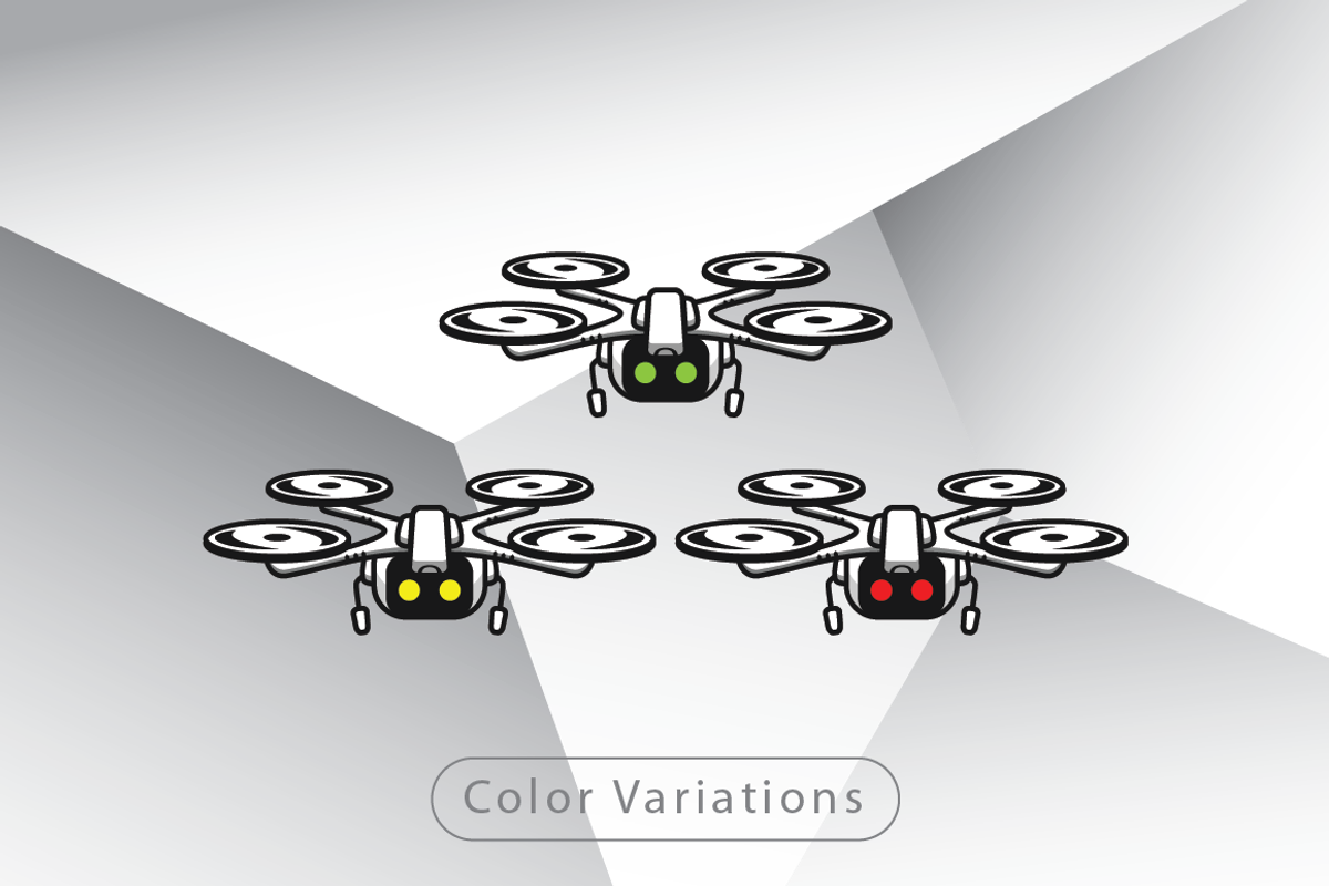 Robot Drone Logo Template, a Branding & Logo Template by Heavtryq Design