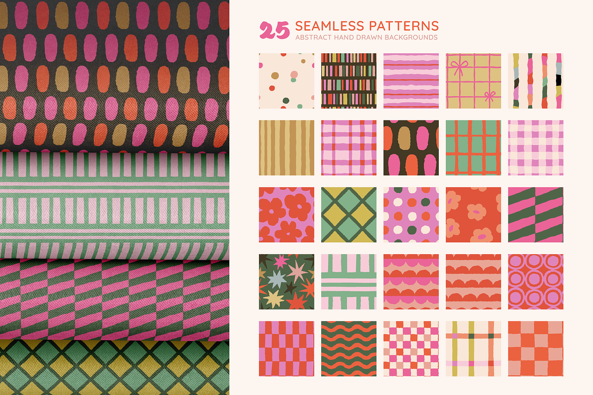 Festive Joy, patterns & illustration, a Pattern Graphic by venimo
