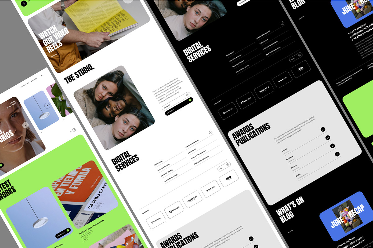 RAMS - Creative Agency Web UI Kit