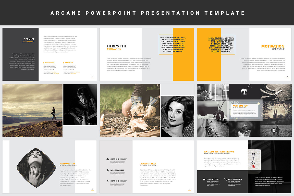 Arcane Powerpoint Presentation, a Presentation Template by ThemeDevisers