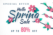 Spring Sale Flyer Template | Flyer Templates ~ Creative Market