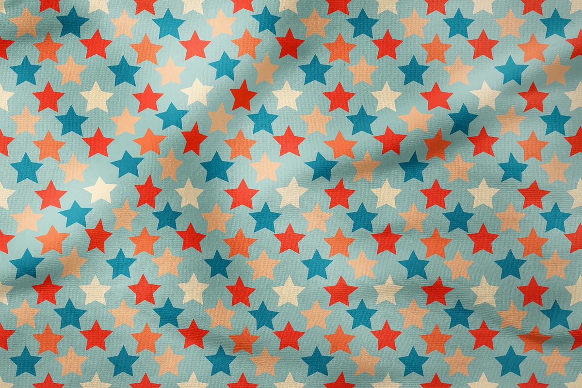 Stars pattern, a Pattern Graphic by Art's and patterns | Creative Market
