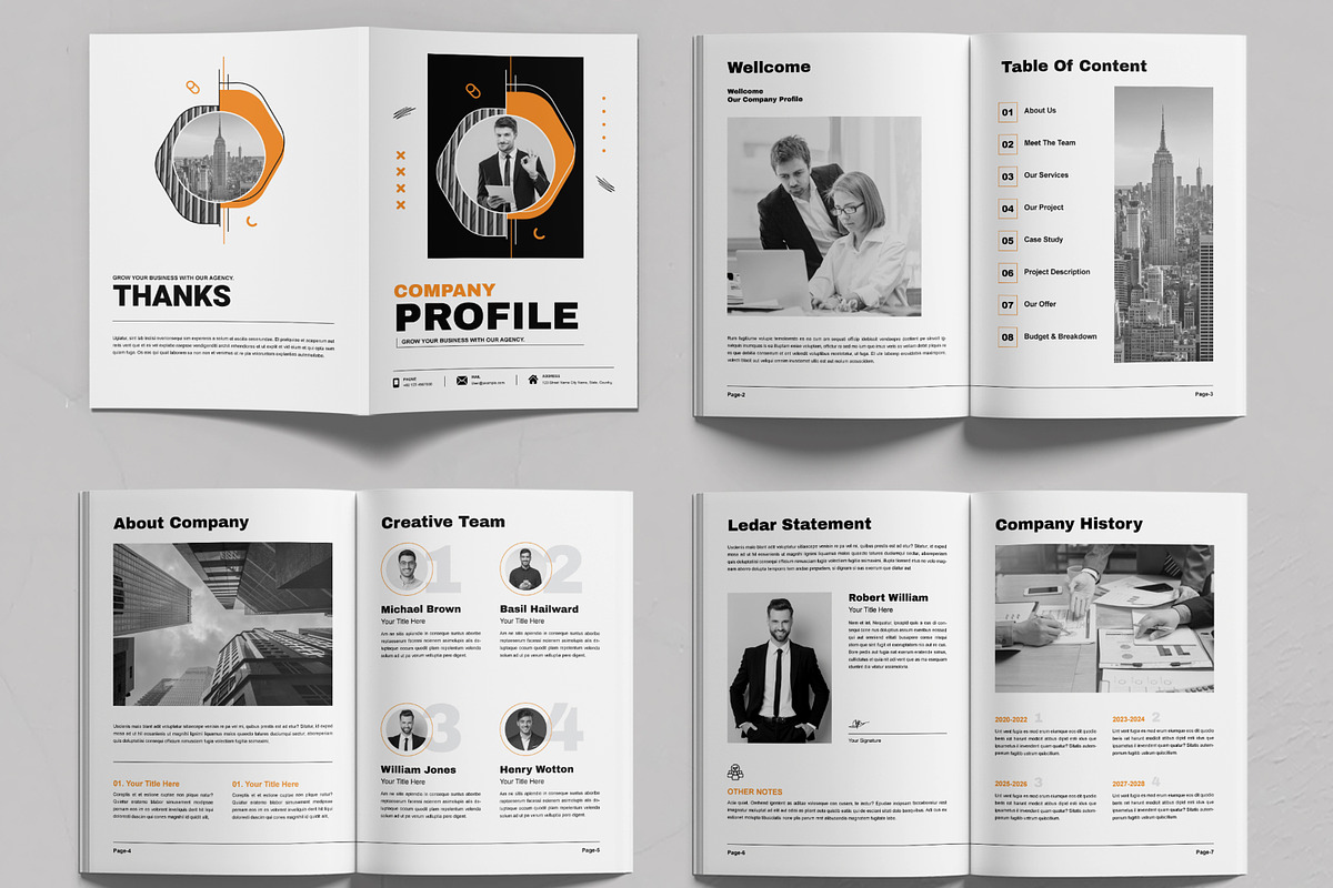 Company Profile Design Template